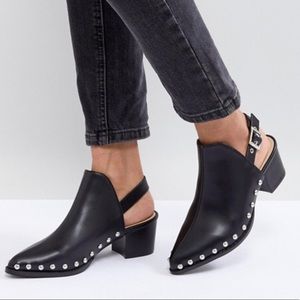 Shoes | Backless Studded Boots | Poshmark